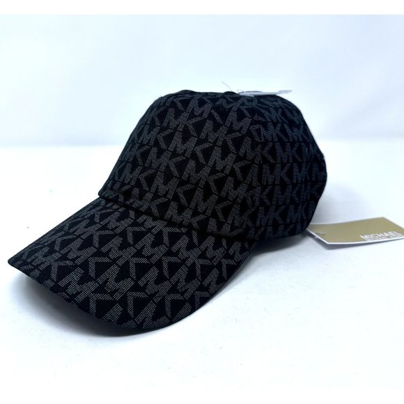 Michael Kors | Accessories | Michael Kors Monogram Mk Logo Baseball Cap ...